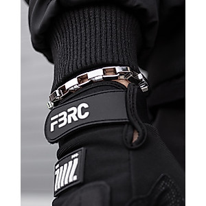 Fabric of the Universe Stainless Steel Chain Link Bracelet (Polished BR-010, Medium)