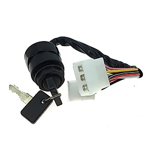 Ignition Switch for Yamaha Gas 2 Cycle Golf Cart G1 Models 1979-1989 Replace J17-82508-20