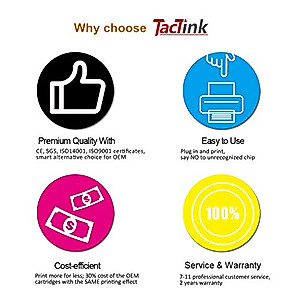 TacTink Compatible Kodak 10B 10C Combo Ink Cartridges Replacement for Kodak 10 XL to Use with Kodak ESP3250 ESP5250 EasyShare5100 5300 5500 ESP3 ESP5 ESP7 ESP9 Hero 7.1 9.1 Printers (3 Black, 1 Color)