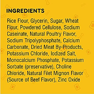 PEDIGREE MINI JUMBONE Small Dog Treats Real Beef Flavor, 21 oz. Pack (35 Treats)