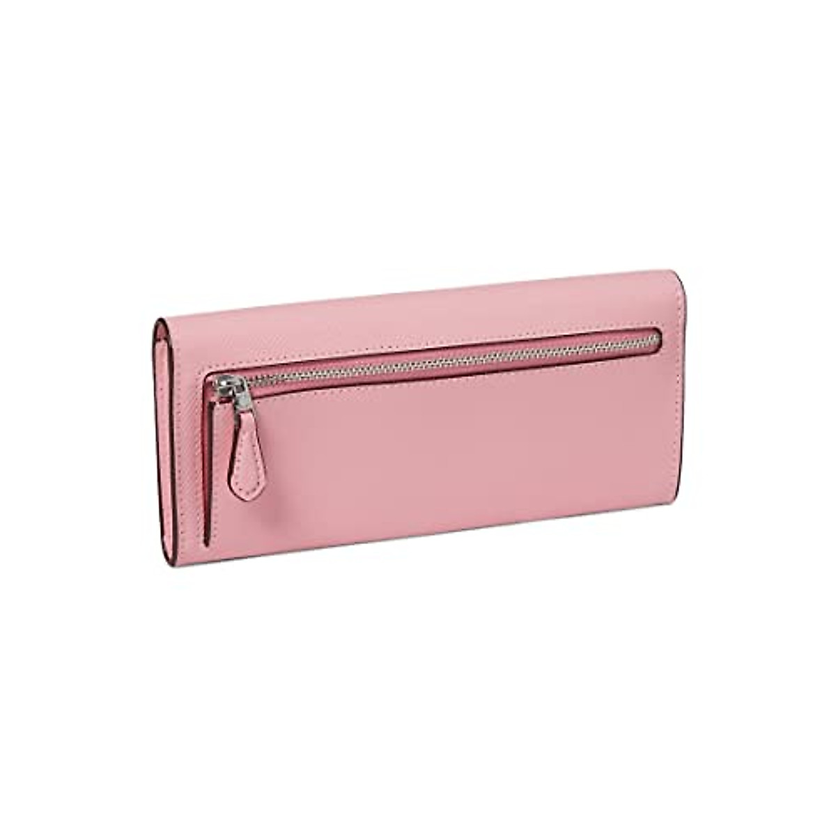 COACH Cross Grain Leather Wyn Soft Wallet Flower Pink One Size