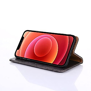 Fansipro Wallet Folio Case for Oppo Reno 2 F, Premium PU Leather Slim Fit Cover for Reno 2 F, 3 Card Slots, Align Cutouts, Gray