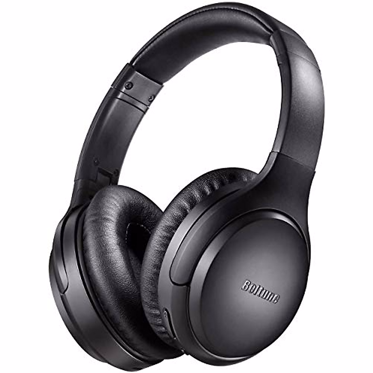 Active Noise Cancelling Headphones, Bluetooth 5.0 Over Ear Boltune Wireless Headphones with Mic Deep Bass, Comfortable Protein Earpads 30H Playtime for Travel Work TV PC Cellphone