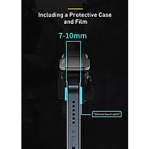 TEKTURN Mobile Auto Trigger Joystick with 2-Pairs of Premium Finger Sleeves for Gaming