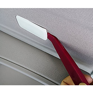 iJDMTOY 2-Piece Nylon/Plastic Open Pry Tool Compatible with LED Interior Lights, License Plate Lights Removal Installation