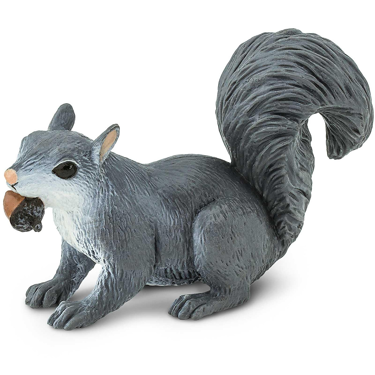Safari Ltd. Gray Squirrel Figurine - Lifelike 3" Wildlife Figure - Educational Toy for Boys, Girls, and Kids Ages 3+