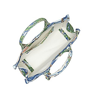 Vince Camuto womens Orla Tote, Blue Palm, One Size US