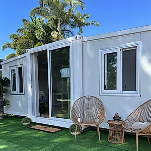 Standard Expandable Container House With Bathroom Kitchen Small Den prefab 20ft 40ft Foldable Container House For Living