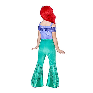Spirit Halloween Disney Princess Toddler Ariel Jumpsuit Costume | Officially Licensed | The Little Mermaid | Group Costumes - 3-4T