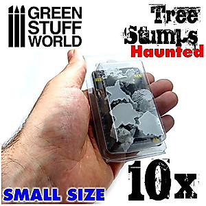 グリーンスタッフワールド 切り株セット お化けの森・若木 (10個入) ミニチュア用アクセサリー GSWD-1686