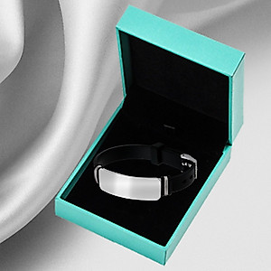 Custom Bracelets for Men Women Personalized Photo Bracelet Stainless Steel Silicone Wristband Adjustable Customized with Text Logo Mothers Fathers Day Birthday Gifts