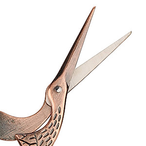 Vintage Stainless Steel Scissors Eyebrows Hair Trim Beauty Makeup Tool Tip Scissors Stainless Steel DIY Tools