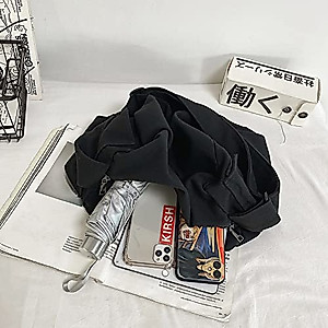 Aktudy Canvas Handbags Messenger Bag for Women Men Large Designer Hobo bag Crossbody Bag with Multiple Pockets for Couples