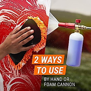 Snow Foam Wash by Armor All, Foaming Car Wash Soap Concentrate for Cars, Trucks and Motorcycles, 50 Fl Oz