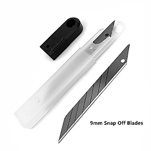 Umaki Car Graphics Vinyl Install Tools Kit with 5M Vinyl Wrap Cutting Tape, Cutter Knife, Vinyl Squeegee and Cleaning Cloth, for Safely Design Graphics Decals Line, 7 Piece