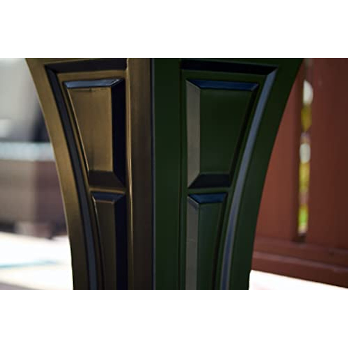 FCMP Outdoor Heritage Planter (2-Pack) Outdoor Planter, Tall, Black