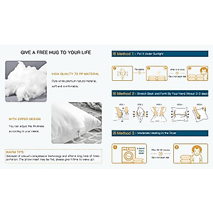 OTOSTAR 20x20 Inch Throw Pillow Inserts Set of 4 Premium Bedding Pillow Inserts Square Indoor Decorative Throw Pillows Form Pillow Stuffer for Couch Bed Sofa Sham Cushion Pillow Filler (White 20x20)