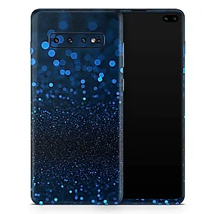 DesignSkinz 50 Shades of Unflocused Blue - Protective Vinyl Decal Wrap Skin Cover Compatible with The Samsung Galaxy S20 (Full-Body, Screen Trim & Back Glass Skin)