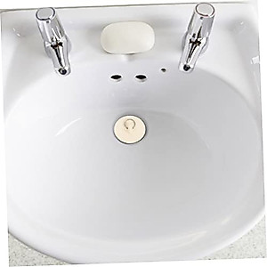 WOONEKY 6pcs Rubber Sink Stopper Kitchen Sink Plug Bath Plugs Drain Stopper Bathroom Drain Cover Bathtub Stoppers Bathroom Sink Stopper Bathtub Drain Bath Tub Stoppers Drain Plug White