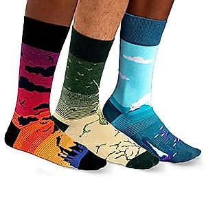 Cicada Dress Socks – 3-Pair Organic Cotton Socks for Men and Women