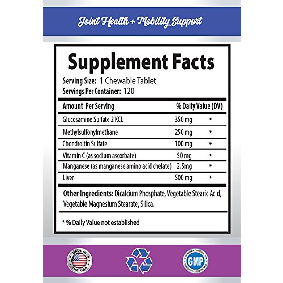 Pet Supplements cat Joint Health Treats - Hip and Joint - for Cats - Health and Care - CHEWABLE - glucosamine chondroitin Cats - 1 Bottle (120 Chews)