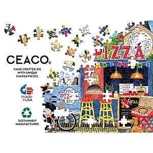 Ceaco - Food Trucks - Pip's Pizza Truck - 500 Piece Jigsaw Puzzle