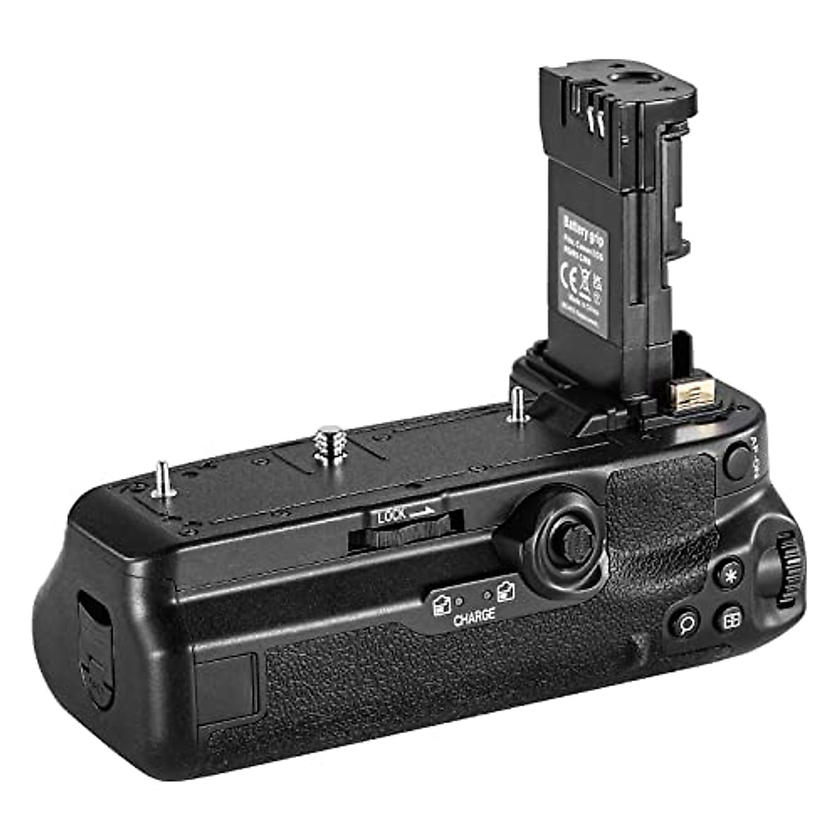 NEEWER Battery Grip Replacement for BG-R10 Compatible with Canon EOS R5 R5C R6 R6 Mark II Mirrorless Cameras, Powered by LP-E6/LP-E6N/LP-E6NH Batteries for Stable Vertical Shooting