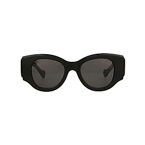 Balenciaga Round/Oval Sunglasses Black Black Grey Luxury Eyewear Made In Italy Acetate Frame Designer Fashion for Everyday Luxury