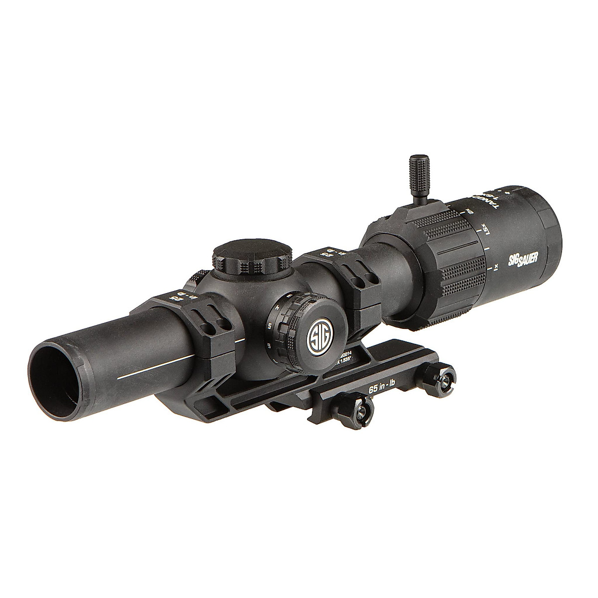 Sig Sauer Tango-MSR 1-6x24mm Riflescope; MSR-BDC6 Reticle with Alpha-MSR Cantilever Mount