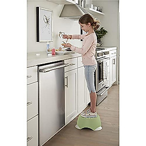 COSCO 11908GRN2E Kids Stool, One-Step, Green, 2