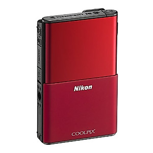 Nikon Coolpix S80 14.1 MP Digital Camera with 3.5-Inch OLED Touchscreen and 5x Wide-Angle Zoom Nikkor ED Lens (Red)