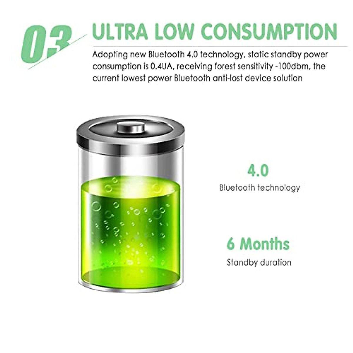 Riloer Smart GPS Tracker Anti-Lost Alarm Device, Wireless Bluetooth Tracker for Pet Child Bag Wallet Phone Key Finder