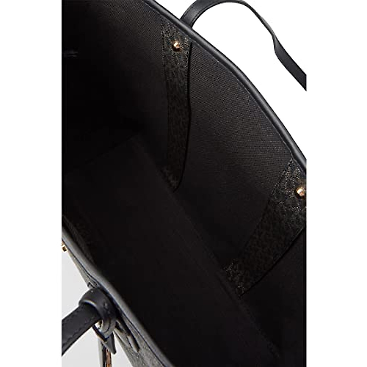 Michael Kors Eva Large Tote Black/Gold One Size