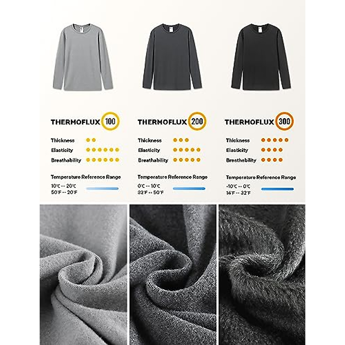 LAPASA Men's Thermal Underwear Top Crewneck Long Sleeve Shirt Base Layer Lightweight Winter Thermoflux 100 M09 Small Olive Green 2 Pack