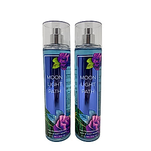 Bath & Body Works Moonlight Path Fine Fragrance Mist - Value Pack Lot of 2 (Moonlight Path)