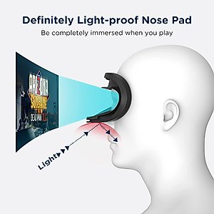 KIWI design Upgraded Face Cushion Cover Pad Compatible with Quest 2 Accessories, with Lens Protector, Full-Wrapped Non-Slip Silicone Face Cover Replacement, Prevent Sensor-Blocking Design