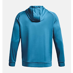 Under Armour Men's Armour Fleece Graphic Hoodie Pullover 1373404 (as1, alpha, m, regular, regular, Radar Blue/Black-422, Medium)