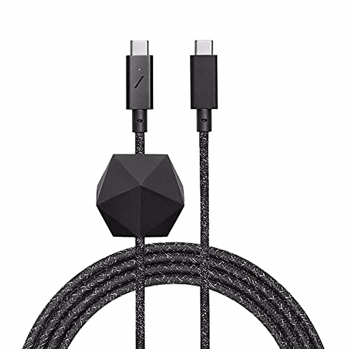 Native Union Type-C Desk Cable – USB-C to USB-C 8ft Ultra-Strong Non-Slip Charging Cable with Anchor Weight Compatible with iPhone 16, MacBook Pro 14" M3, Air 13"/15", Surface Go 3 (Cosmos)