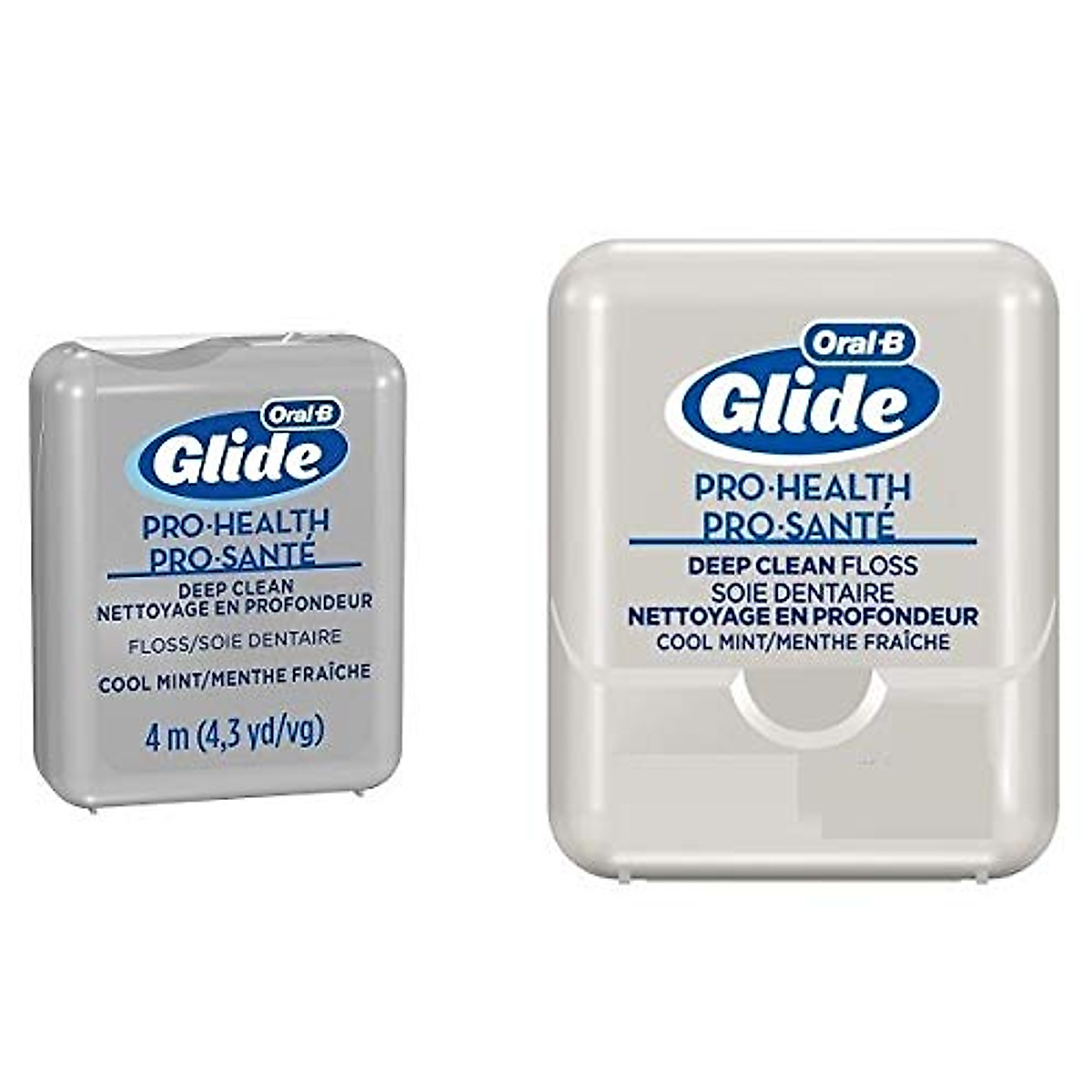 Glide Deep Clean Floss Cool Mint 4m (4, 3 yd/vg) (Pack of 12)
