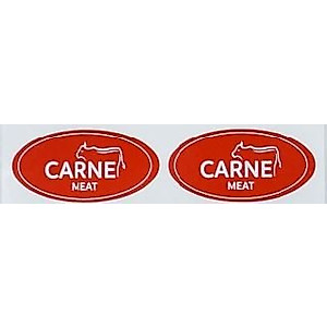 Kosher Sticker Labels Spanish Assorted Colors