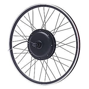 DNYSYSJ Electric Bike Conversion Kit, 48V 1000W 700C 28"/29" Front/Rear Wheel E-Bike Conversion Kit w/LCD Display, Powerful Ebike Hub Motor Kit with PAS Bicycle Ebike Wheel Kit (700C 48V 1000W Front)