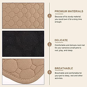 iplusmile Rabbit Household Super Diapers Pad Sleep Bunny Khaki Toilet Animals Guinea Accessory Cushion Cage for Liners Hamster Slip Cm Reusable Chinchilla Pet Pee Accessories