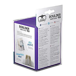 Ultimate Guard Amethyst Boulder 100+ Heavy-Duty Deck Box Case Protector