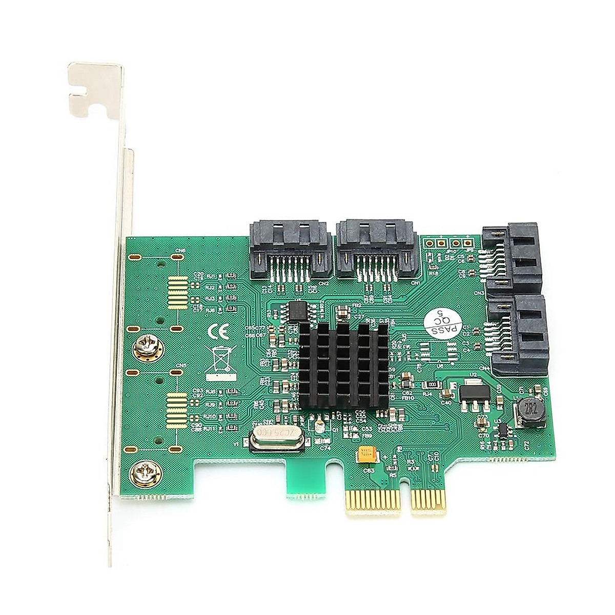 Hard Disk Expansion Card,Hard Disk Expansion Card PCIE SATA? 88SE9215 Portable Computer Accessories 6Gbps 2.0?Channel,Hard Drive Controller Card