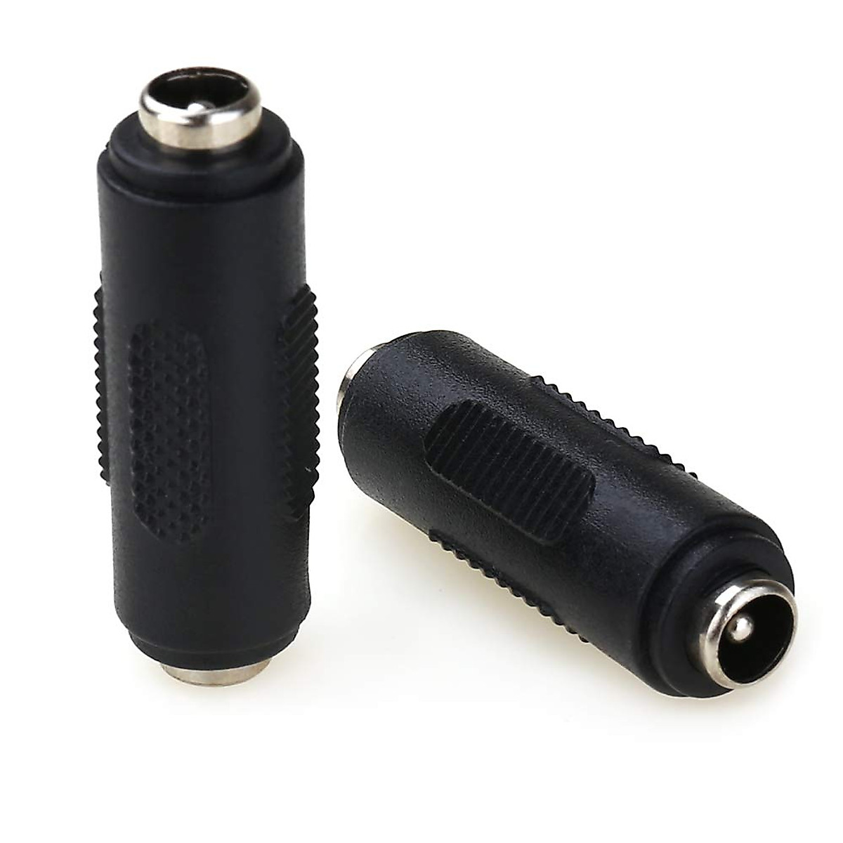 MOBOREST 12V 5.5mm x 2.1mm DC Power Connector Adapter, 12/24V Female to Female Power Jack Socket for Led Strip CCTV Security Camera Cable Wire Ends Plug Barrel -2PCS