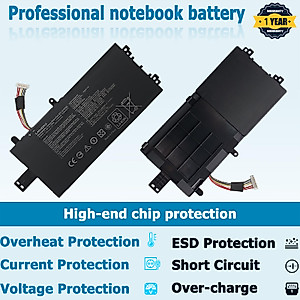 LAQUEENA C31N1522 Laptop Battery Compatible with ASUS Q553U N593UB N593UB-1A Series C31PMC6 0b200-01880000 11.4V 45Wh