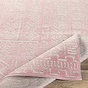 Artistic Weavers Dianne Area Rug 5'3" x 7'3", Pale Pink/Cream