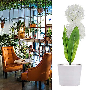 IMIKEYA Solar Power Stake Light Solar Garden Lights with Potted Flower Design LED Landscape Lighting Decorative Lighting for Walkway Patio Yard Garden Home Decoration