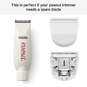 2 Pack Peanut Clipper Replacement Blade, Snap-On Replacement Blade for Wahl Peanut Hair Clipper #2068-300, White