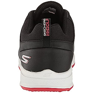 Skechers Men's Go Torque Pro Waterproof Golf Shoe Sneaker, Black/Red, 9 Wide